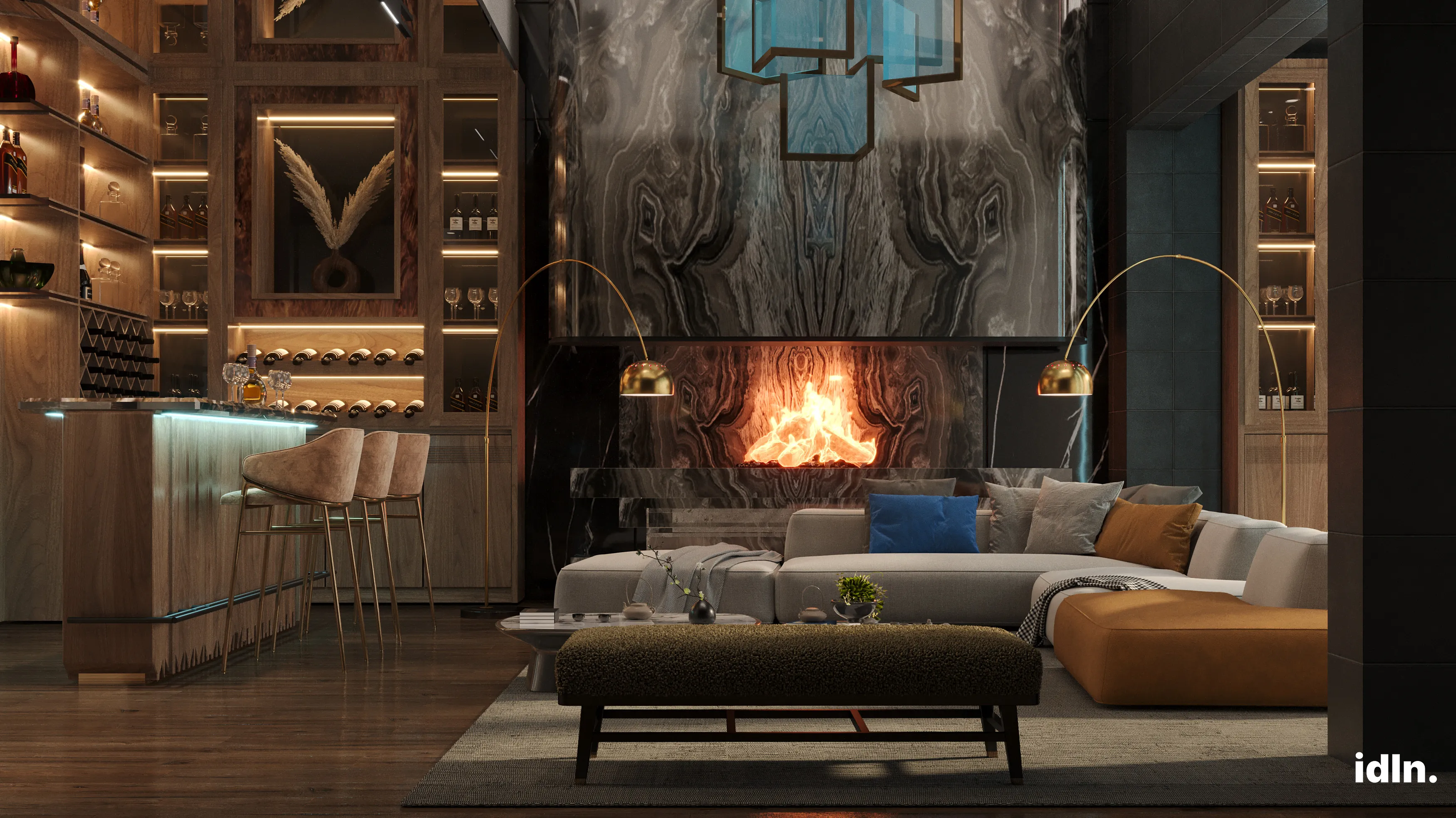 Interior Design Of A Luxury Bachelor Pad In Manhattan